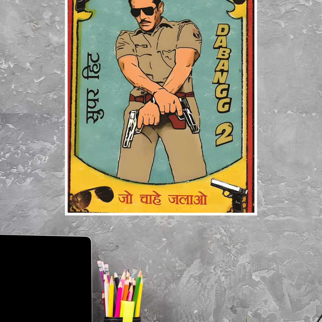 Salman Khan Dabangg 2 Movie Poster | Bollywood Posters – The Poster Valley