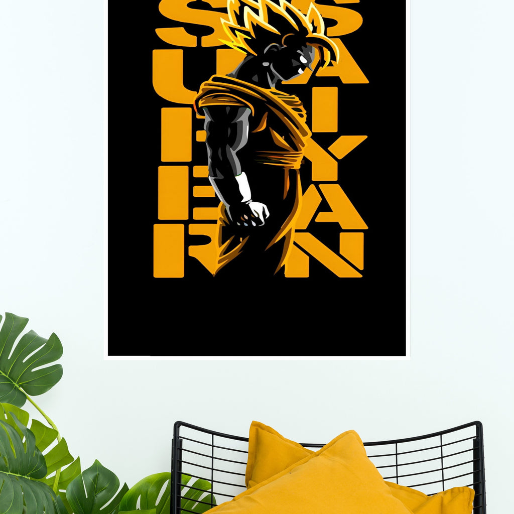 Super Saiyan Goku Poster | Anime Posters – The Poster Valley