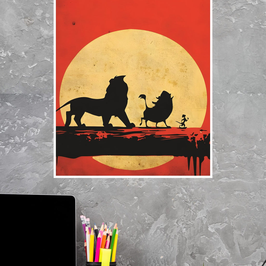 The Lion King Movie Poster | Animated Movie Posters – The Poster Valley