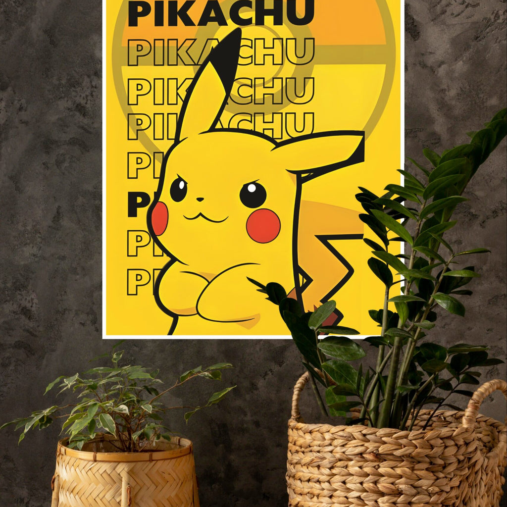 The Pokemon Pikachu Poster | Animated Movie Posters – The Poster Valley