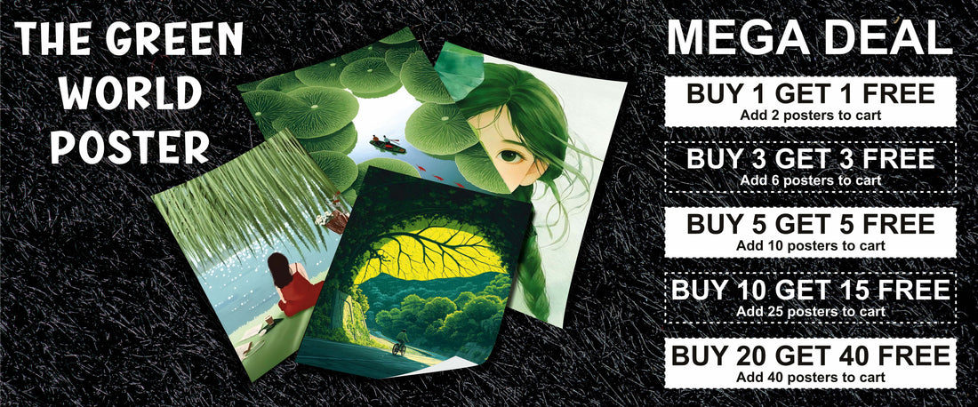 Green World Posters | Nature & Eco Wall Art – The Poster Valley