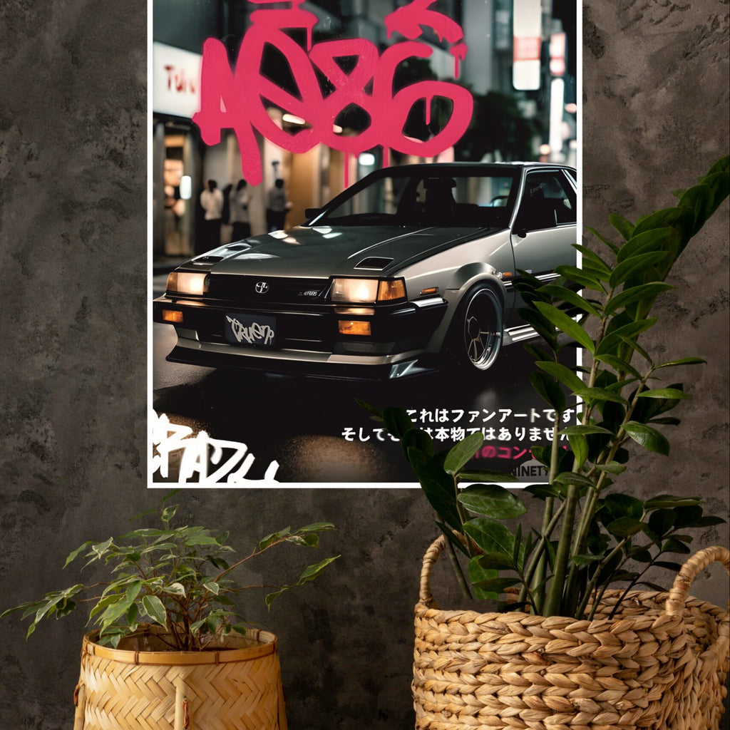 Toyota Corolla Levin Ae86 Poster | Cars Posters – The Poster Valley