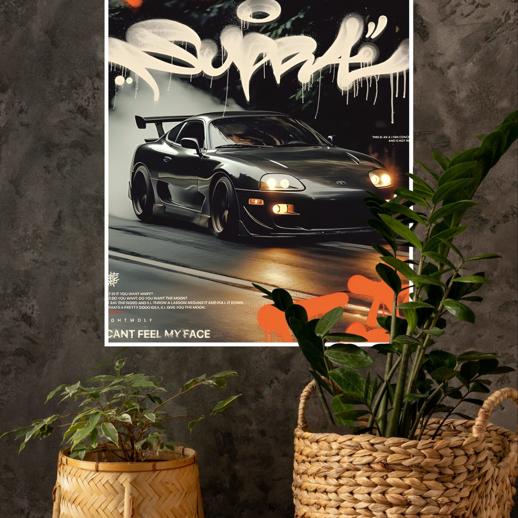 Toyota Supra Mk4 Poster | Cars Posters – The Poster Valley