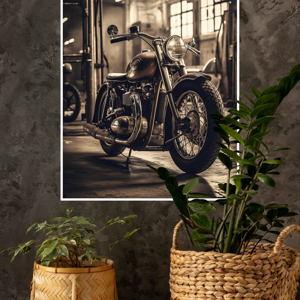 Vintage Ducati Bike Poster | Bike Posters – The Poster Valley