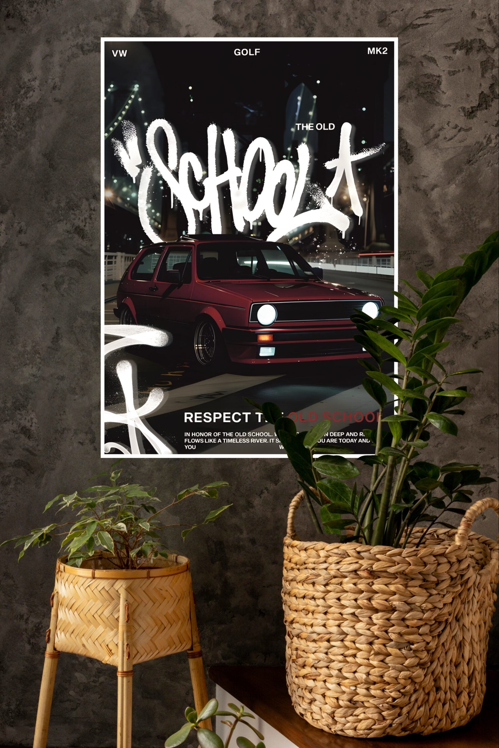 Volkswagen Golf Mk2 Poster | Cars Posters – The Poster Valley