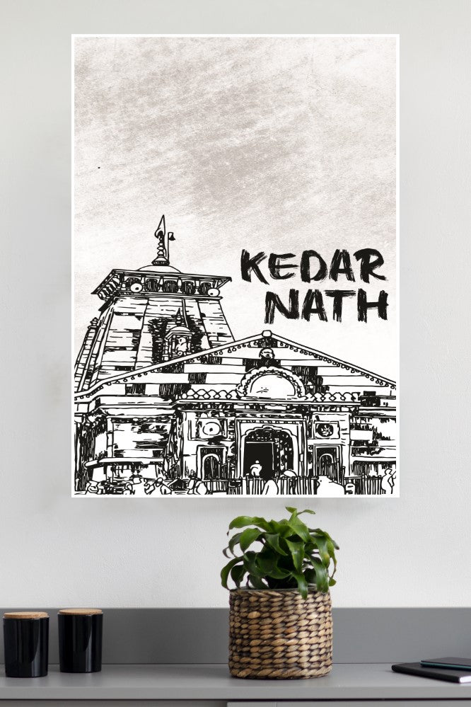 Kedarnath Mountain Poster | God Posters – The Poster Valley